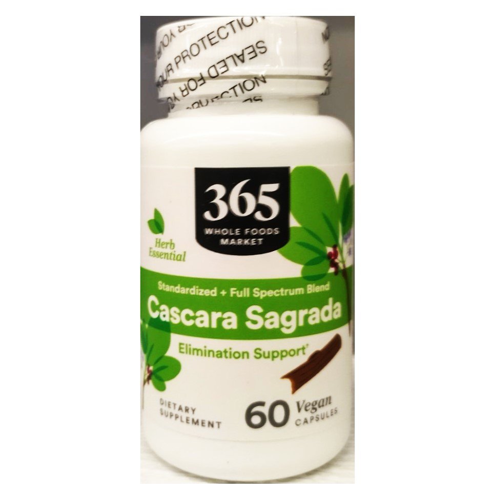 365 by Whole Foods Market Cascara Sagrada, 60 Vegan Capsules