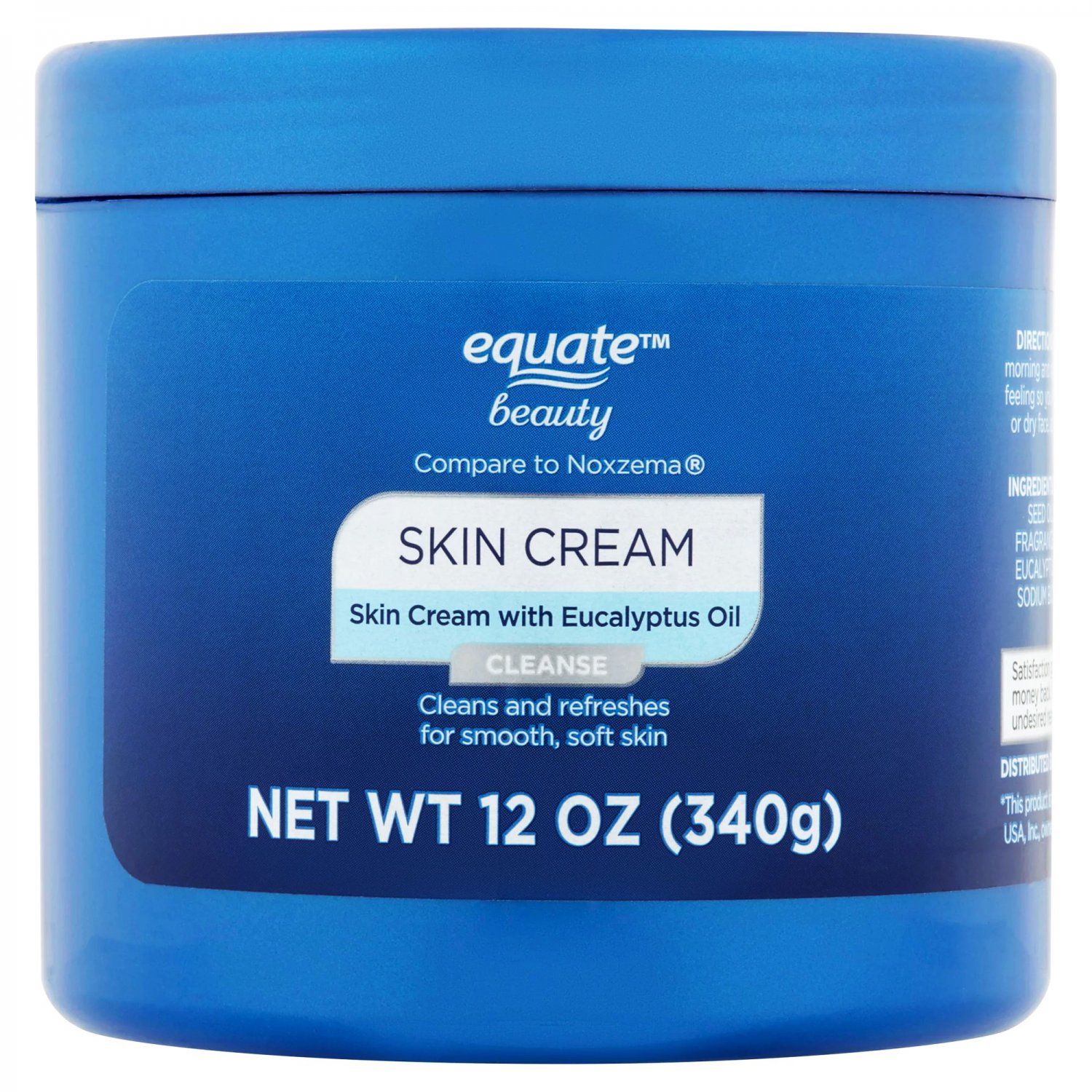 Equate Beauty Cleansing Skin Cream with Eucalyptus Oil, 12 oz