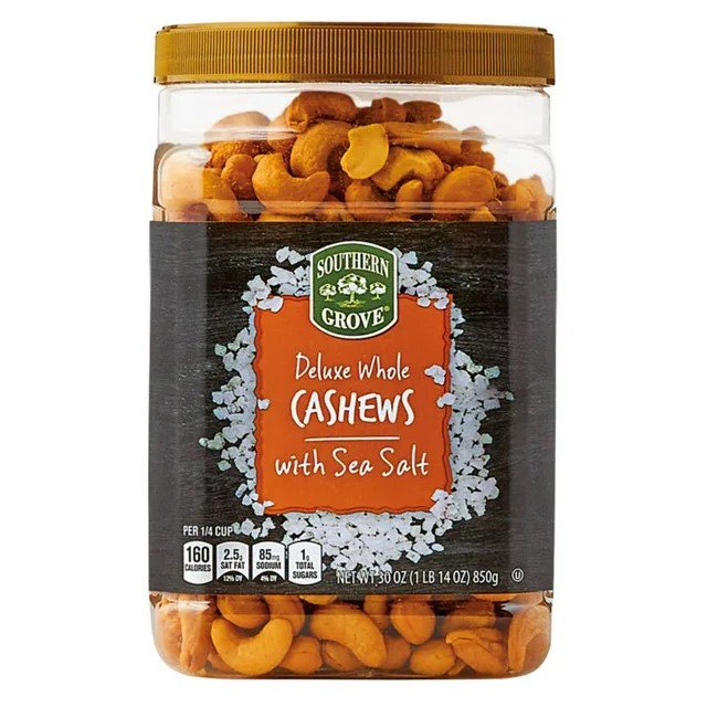Southern Grove Deluke Whole Cashews / Sea Salt, 30 oz