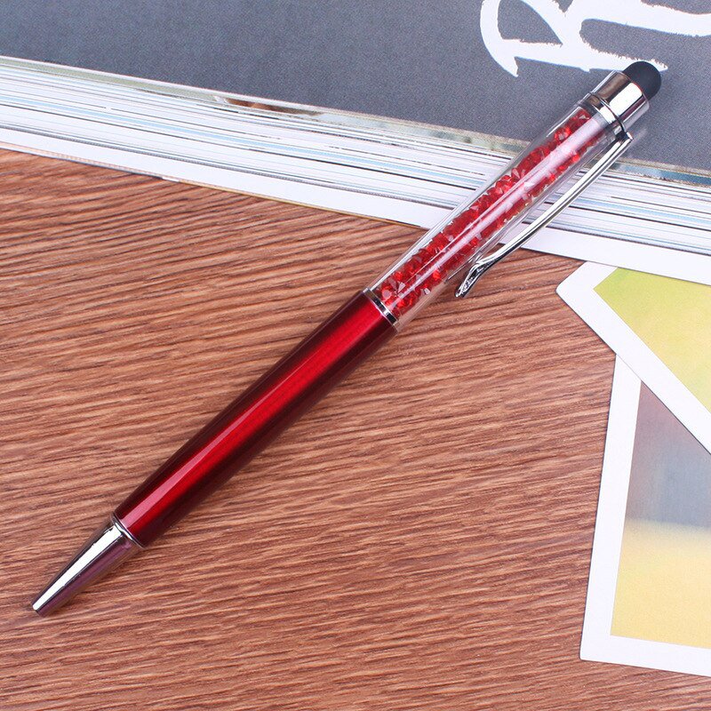 Beautifully Crystal Ballpoint Pen Fashion Creative Stylus Touch Pen for ...