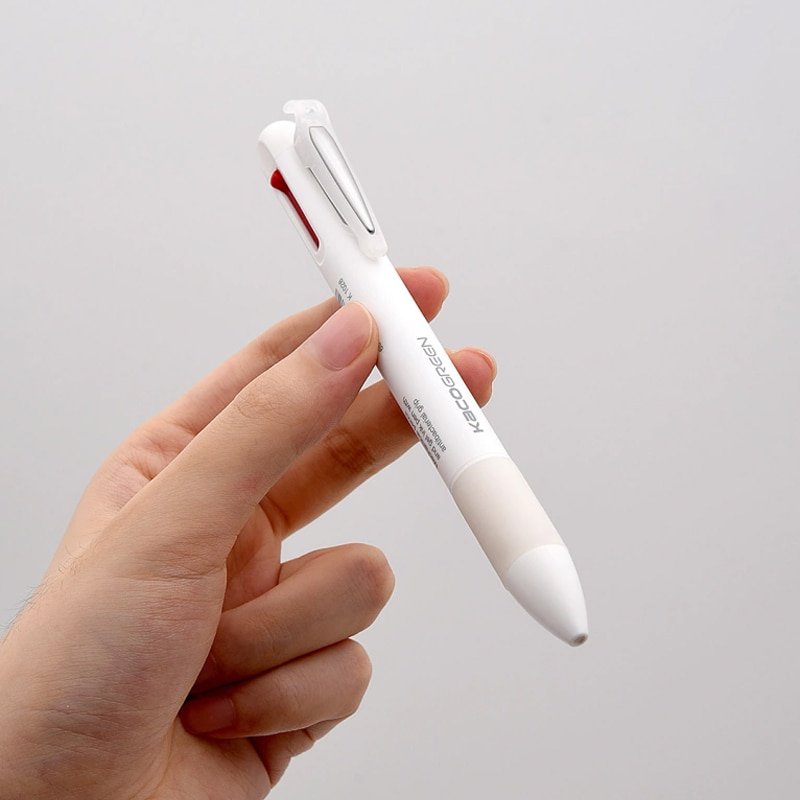 Original KACO 4 In 1 Multifunction Pens 0.5mm Black Blue Red Refill Gel ...