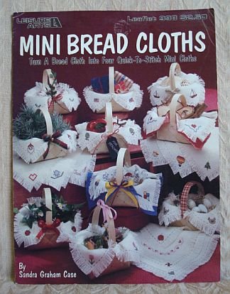 2 Bread Cloth Cross Stitch Leaflets Mini Bread Cloths