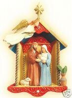 2007 Hallmark Ornament ~ A Child Was Born Nativity Scene Jesus Manger ...