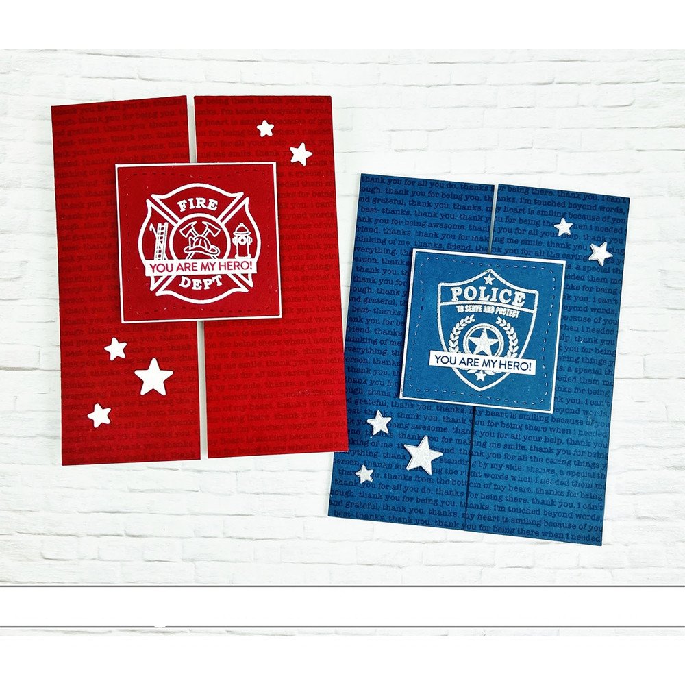 First Responders Metal Cutting Dies and Stamps Stencils for DIY ...