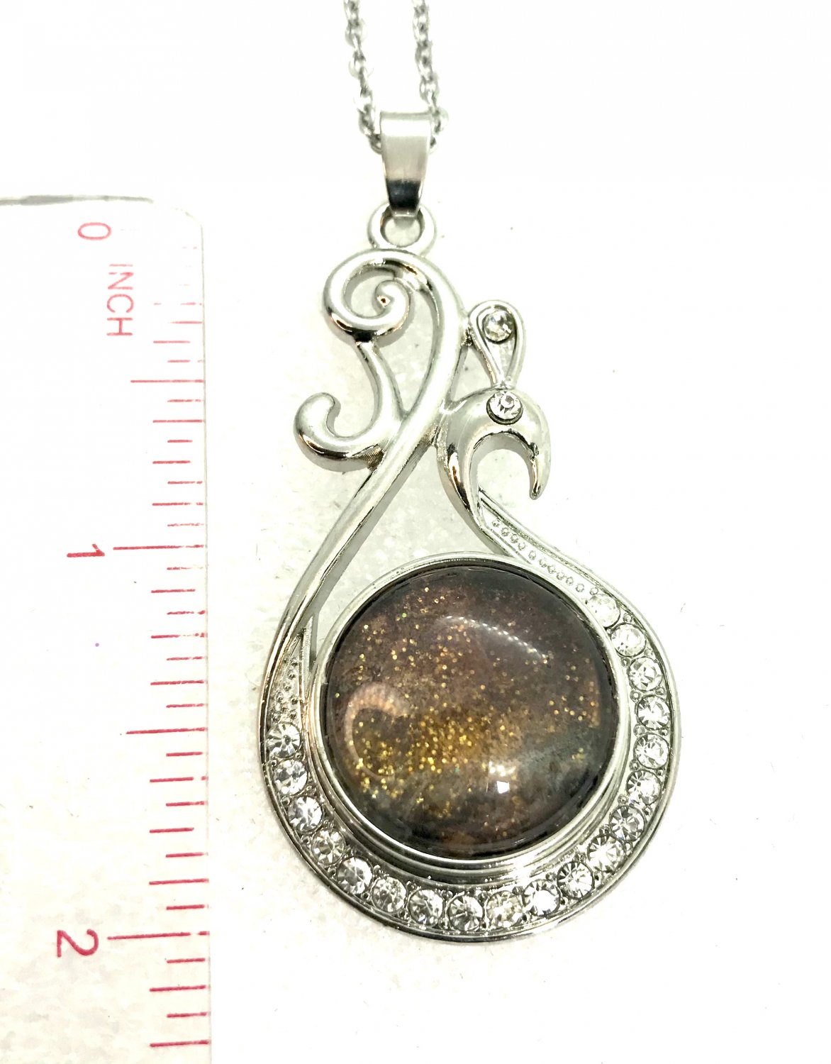 Flower Pendant 20mm handmade Snap Necklace 18mm Snap Jewelry