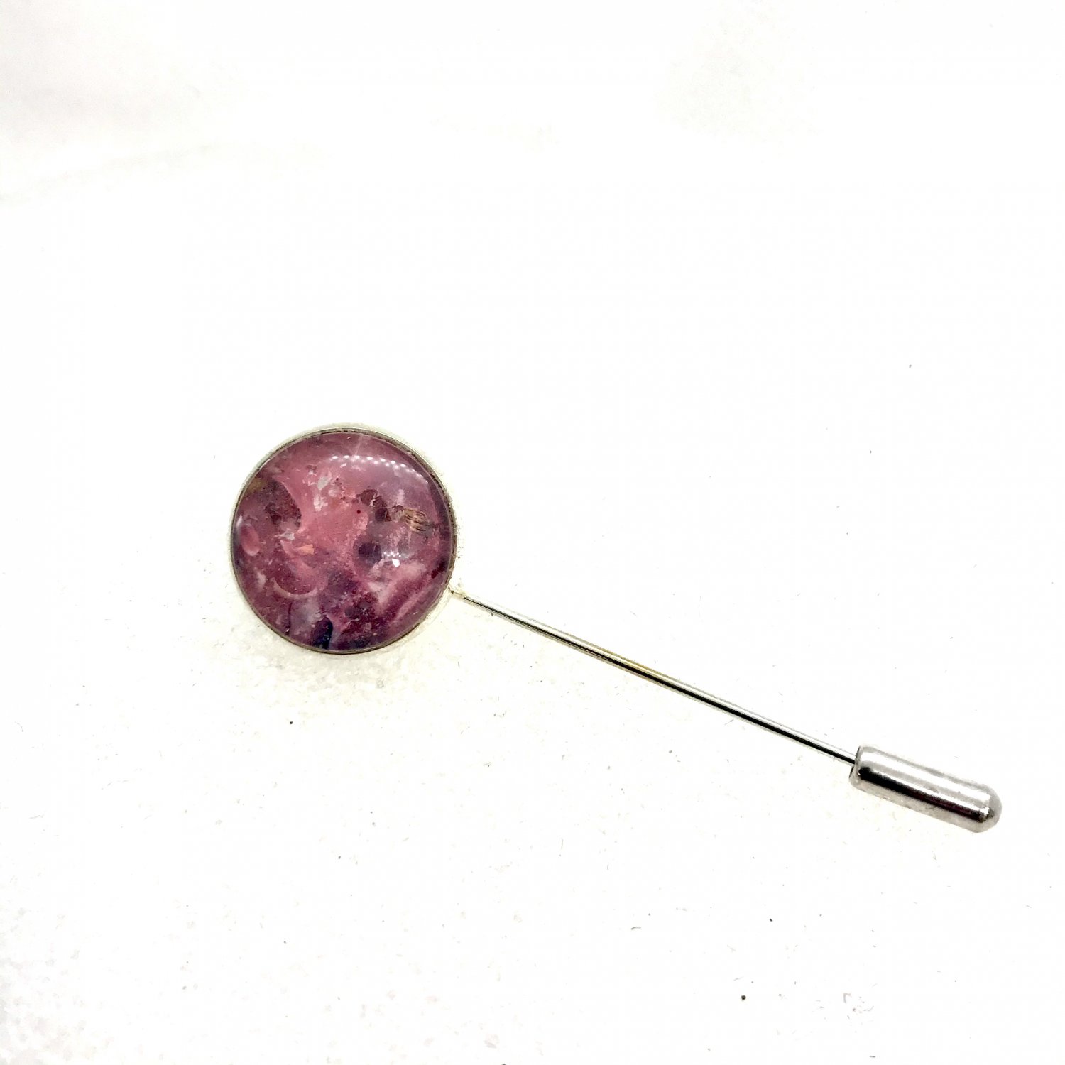 Brooch Pin 20mm long lapel Handmade