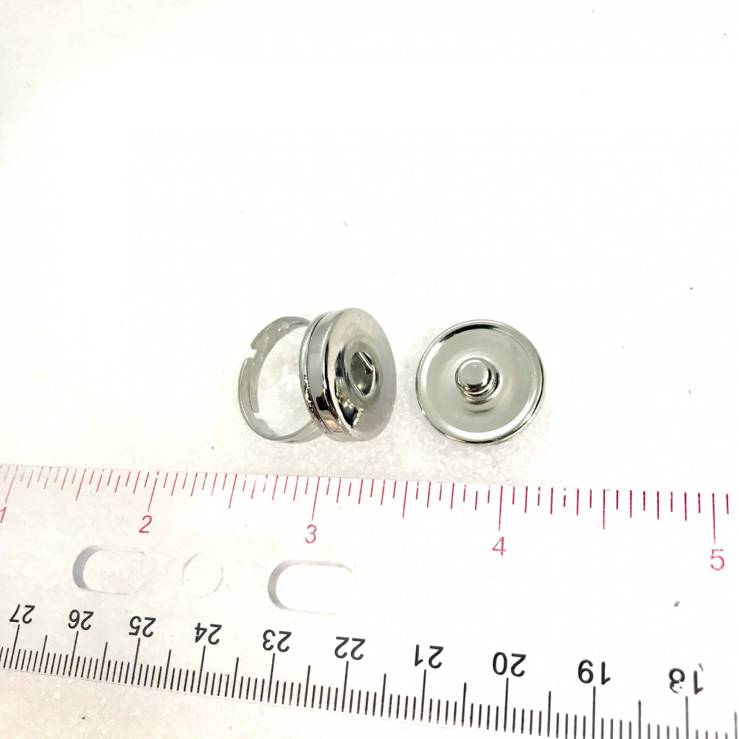 Snap Jewelry Rings Adjustable 18-20mm Gingersnaps