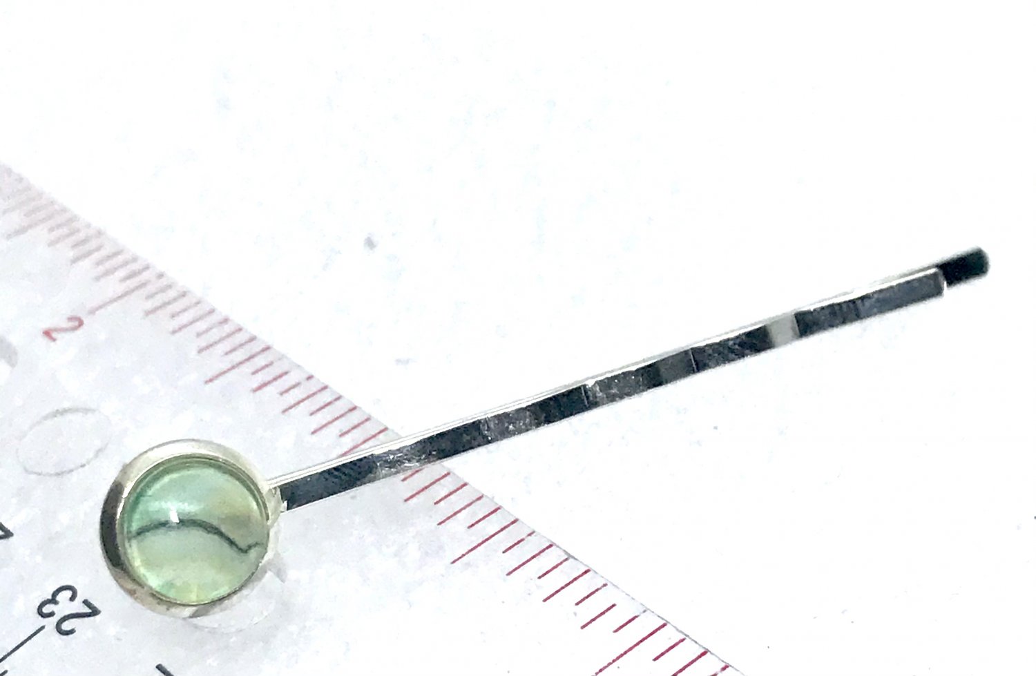 Hair clip handmade dome 8mm hairpin barrettes