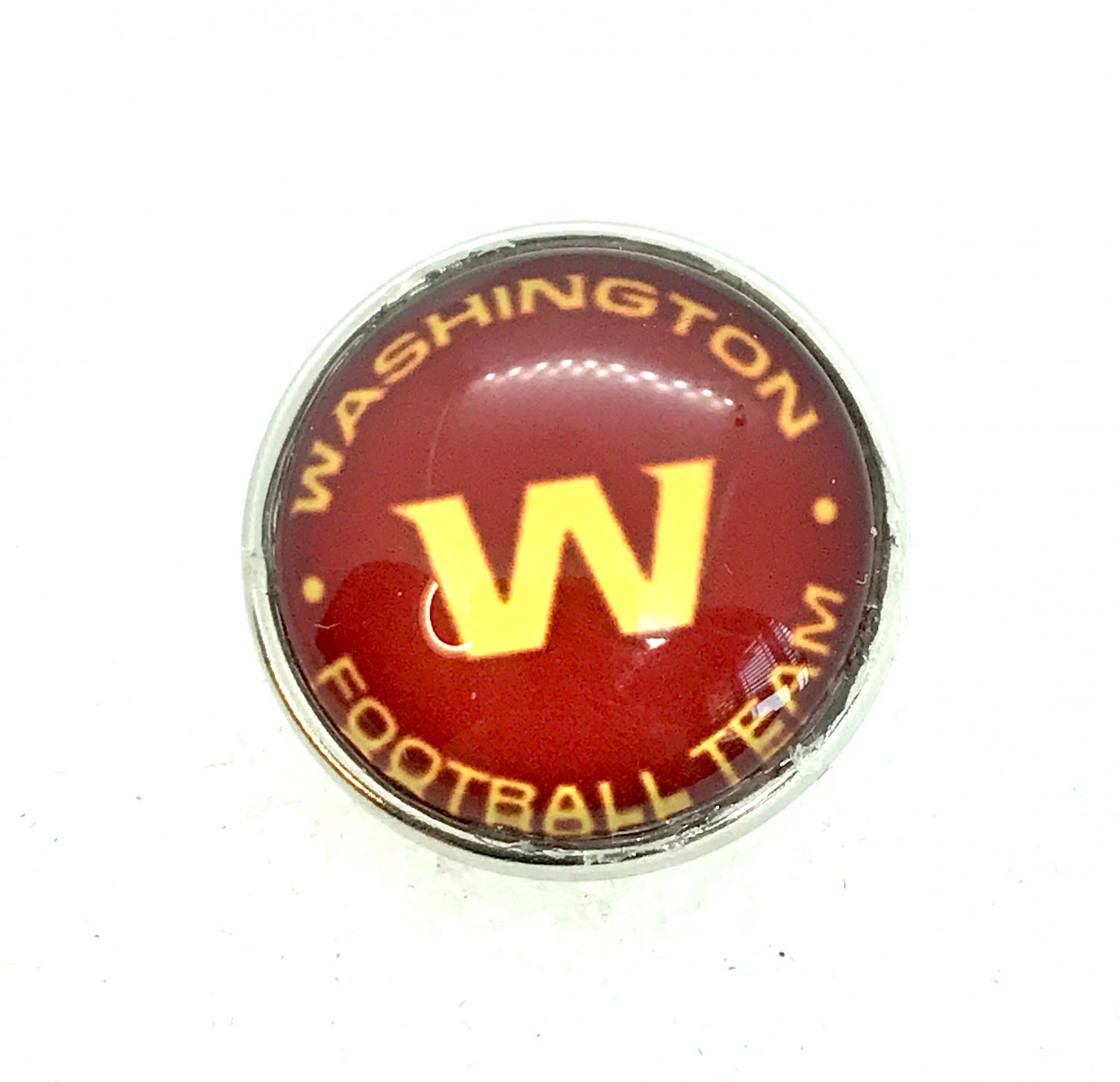 Washington Football team snap button 18mm fit ginger snap noosa Jewelry ...