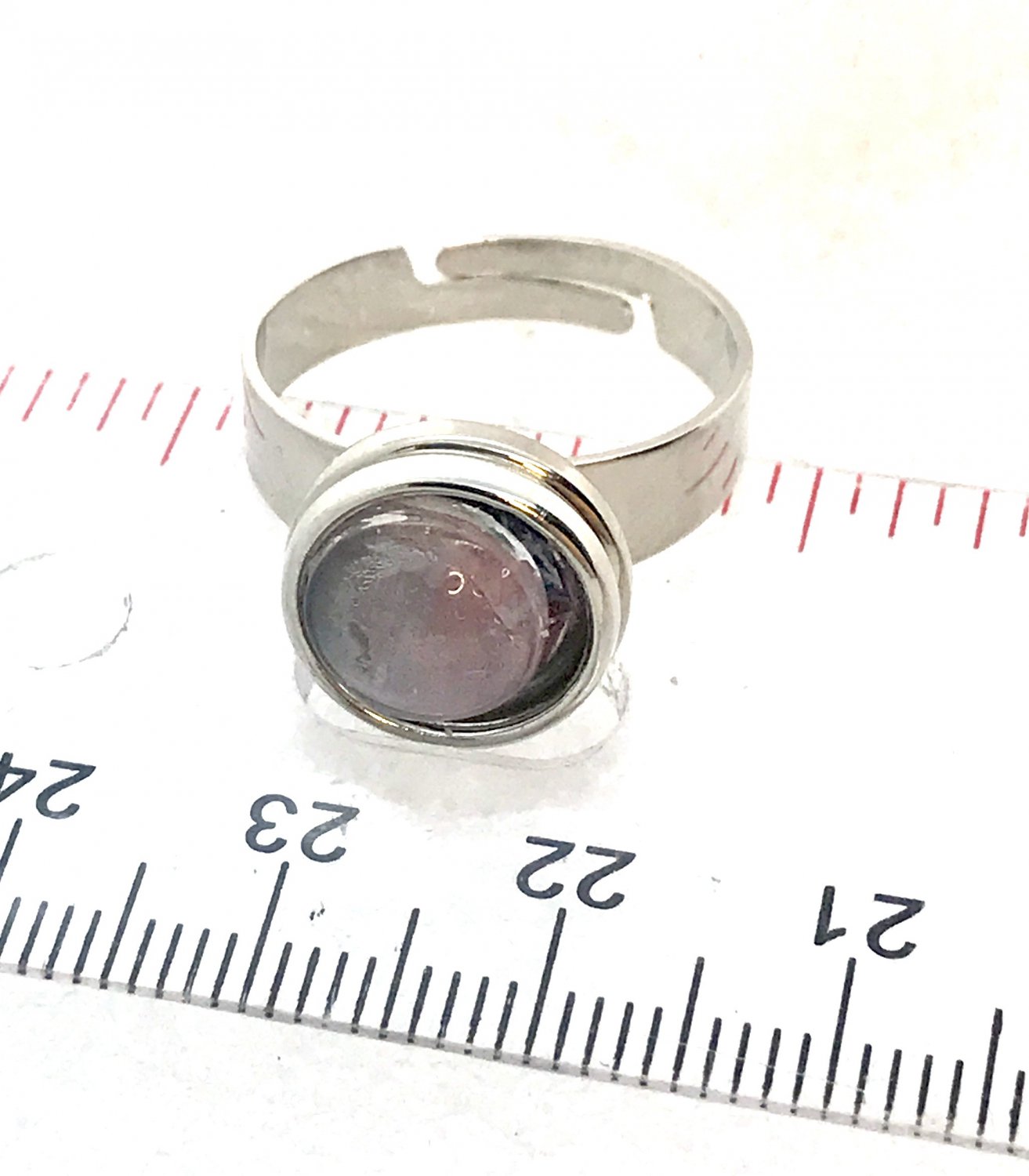 Snap 12mm ring adjustable Handmade mini snap interchangeable jewelry