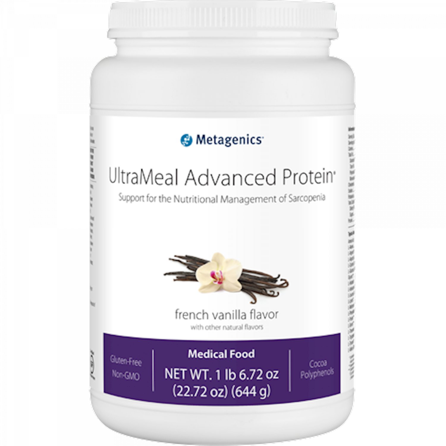 Metagenics UltraMeal Advanced Protein French Vanilla 14 servings - 14 B ...