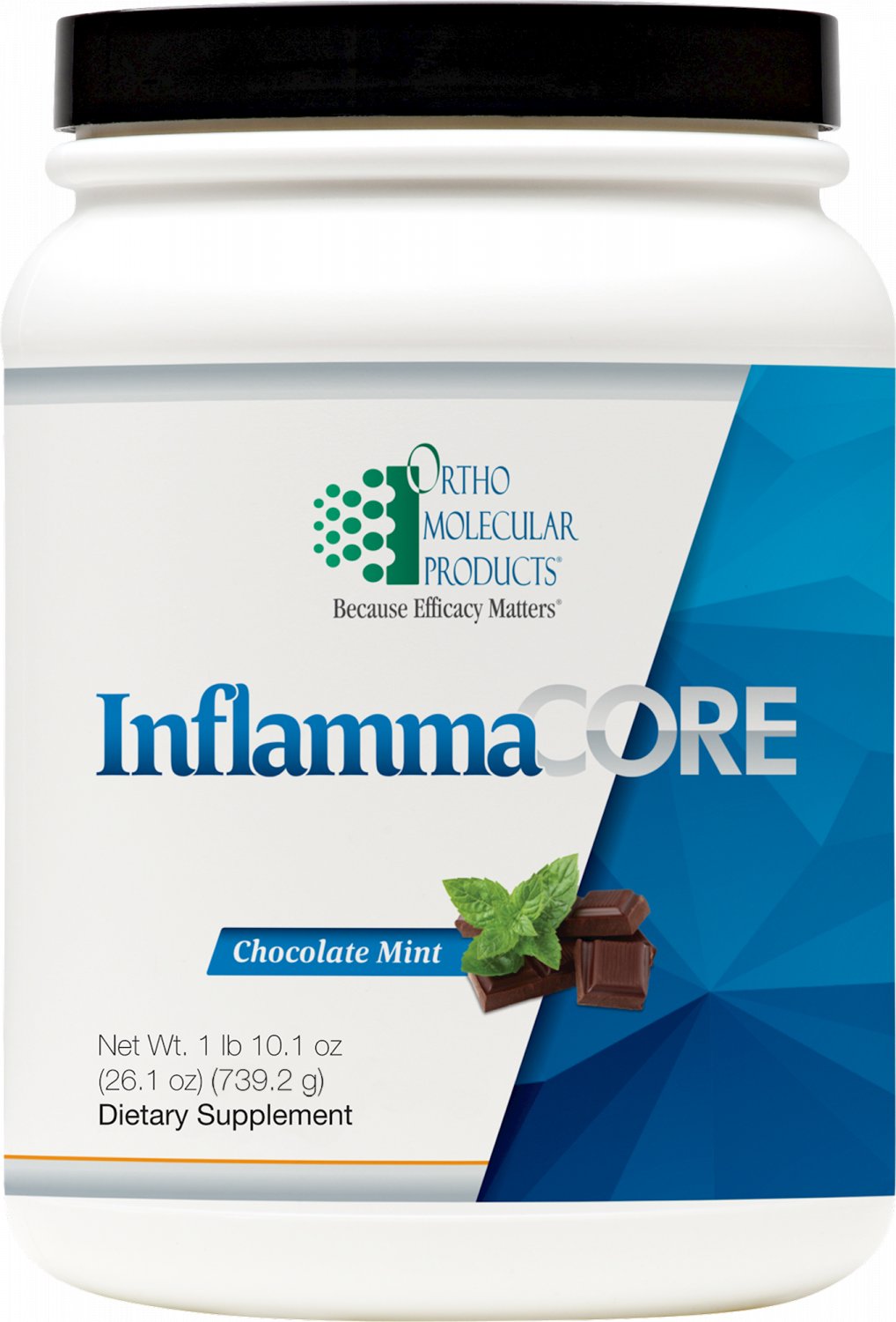 Ortho Molecular Inflammacore Chocolate Mint 14 servings - 14 B Day Ship