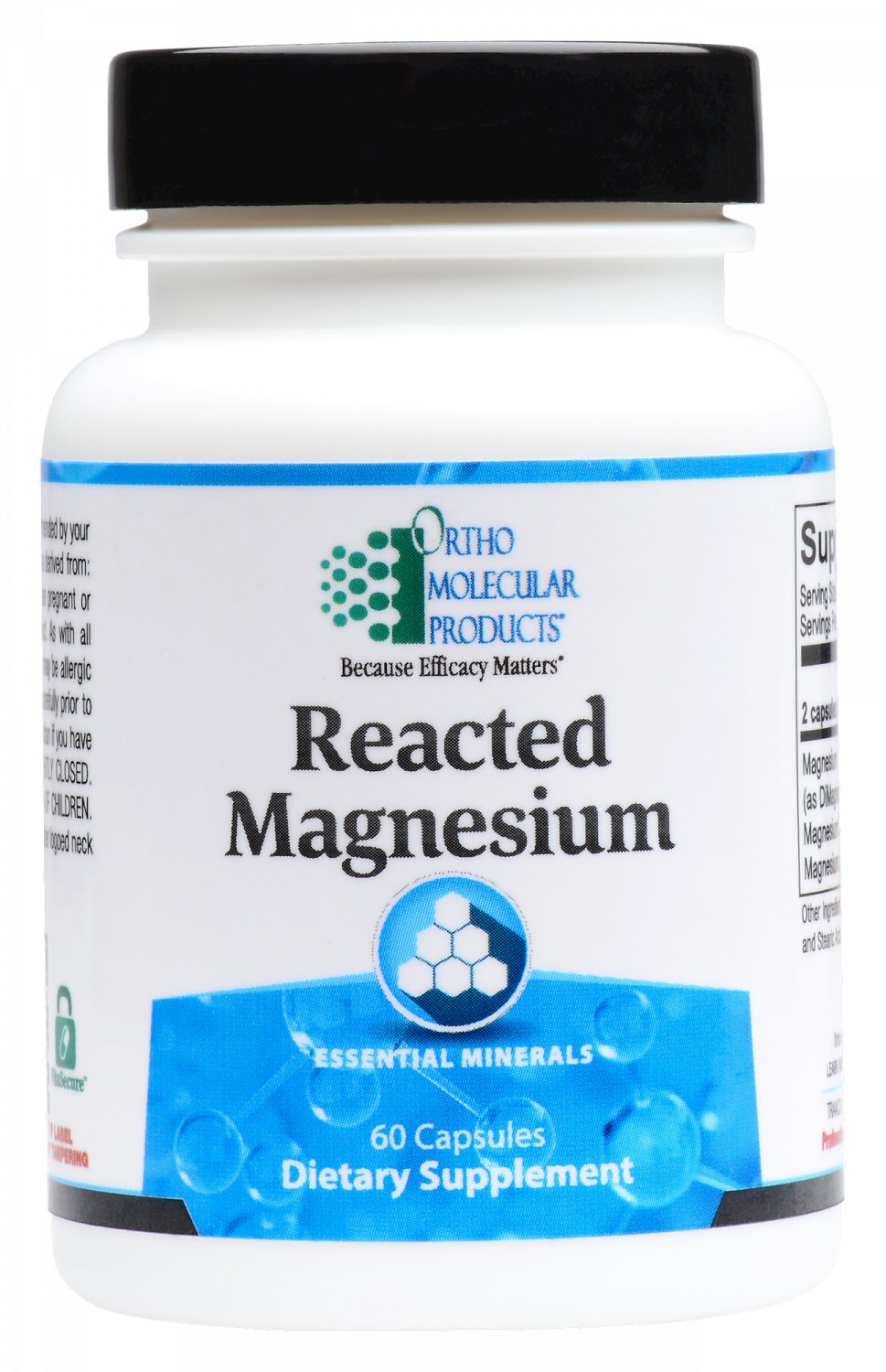 Ortho Molecular Reacted Magnesium 60 Capsules - 14 B Day Ship