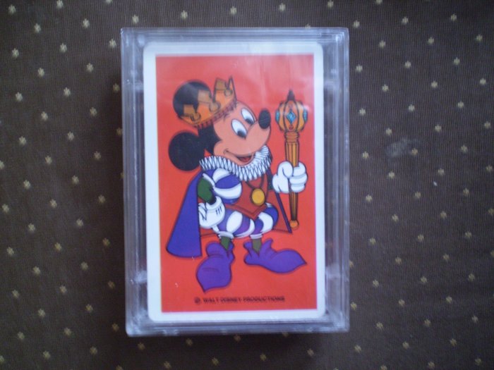 VINTAGE WALT DISNEY MICKEY MOUSE PLAYING CARDS NEW DECK