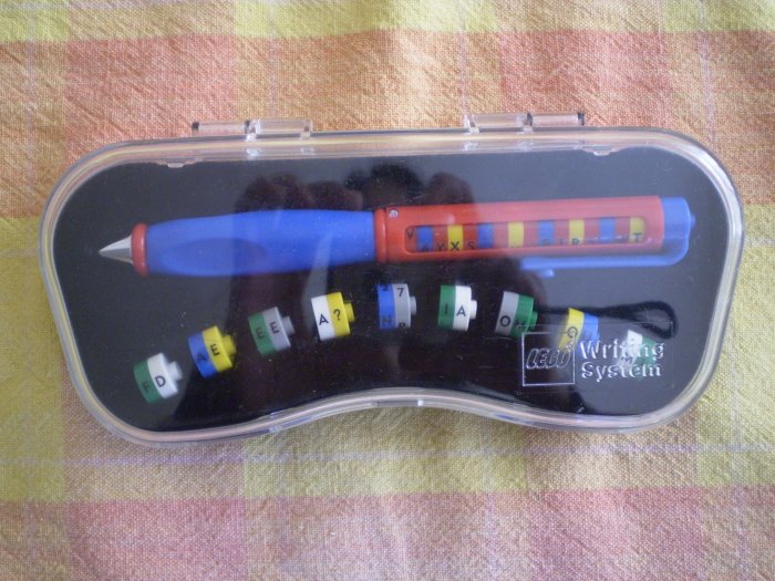 LEGO WRITING SYSTEM PEN 1999 ALPHABET NUMBERS ABC ALPHA-NUMERIC