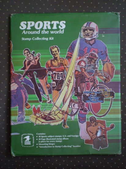 Sports Around the World Stamp Collecting Kit 929 sealed USPS