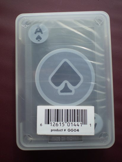 Invisible Playing Cards Pieter Woudt Design Kikkerland