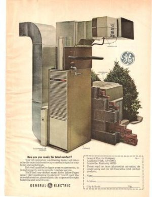 General Electric Air Conditioner GE Equipment Vintage Ad 1971