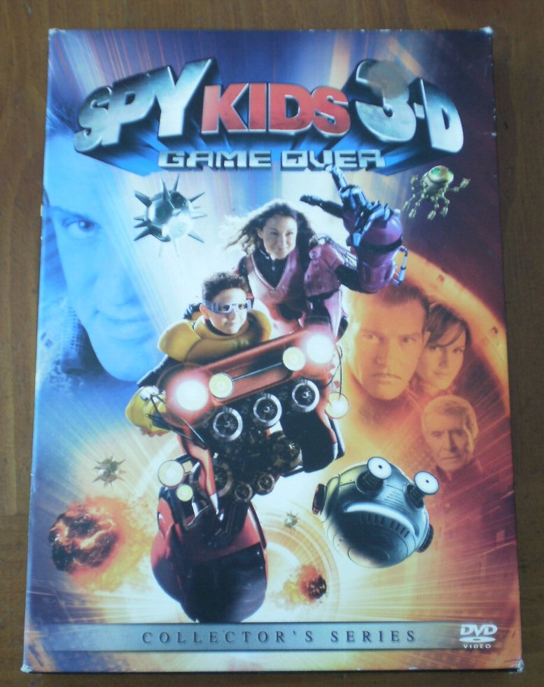 Spy Kids 3-D Game Over DVD 3D Collector's Series Movie