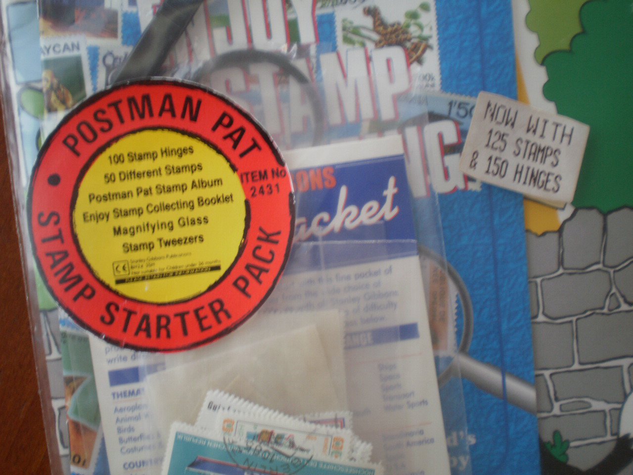 Stanley Gibbons Collection Postman Pat Starter Pack 125stamps