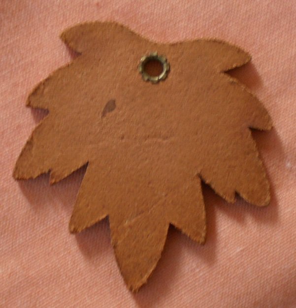 Niagara Falls Leather Key Chain Maple Leaf Ring Canada Vintage Keychain