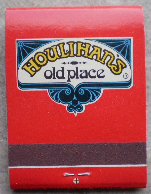 Vintage Matchbook Houlihan's Old Place Restaurant Floral Matches Vintage Matchbook Houlihan's Old Place Restaurant Floral Matches