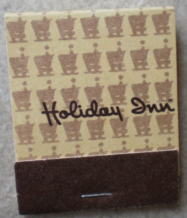 Vintage Matchbook Holiday Inn Tan Brown Matches