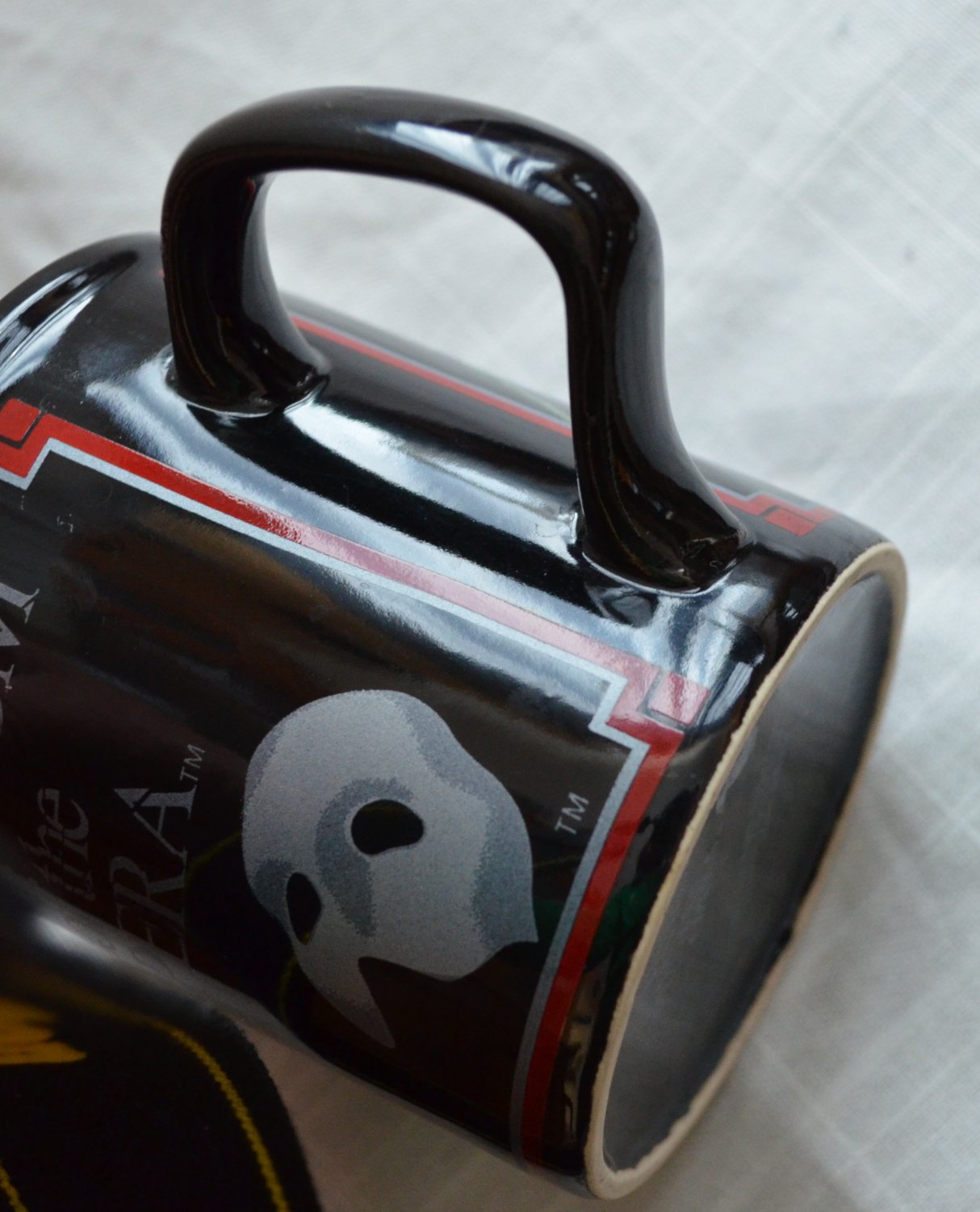 Phantom of the Opera Mug Coffee Cup Black Mask 1988 Enesco Really ...