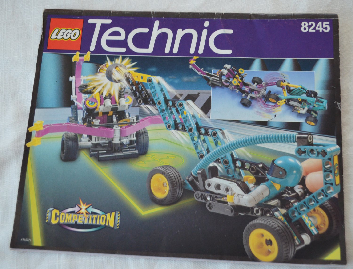 Lego Technic Manual Only for 8245 Robots Revenge Cyber Slam 56pp 1998