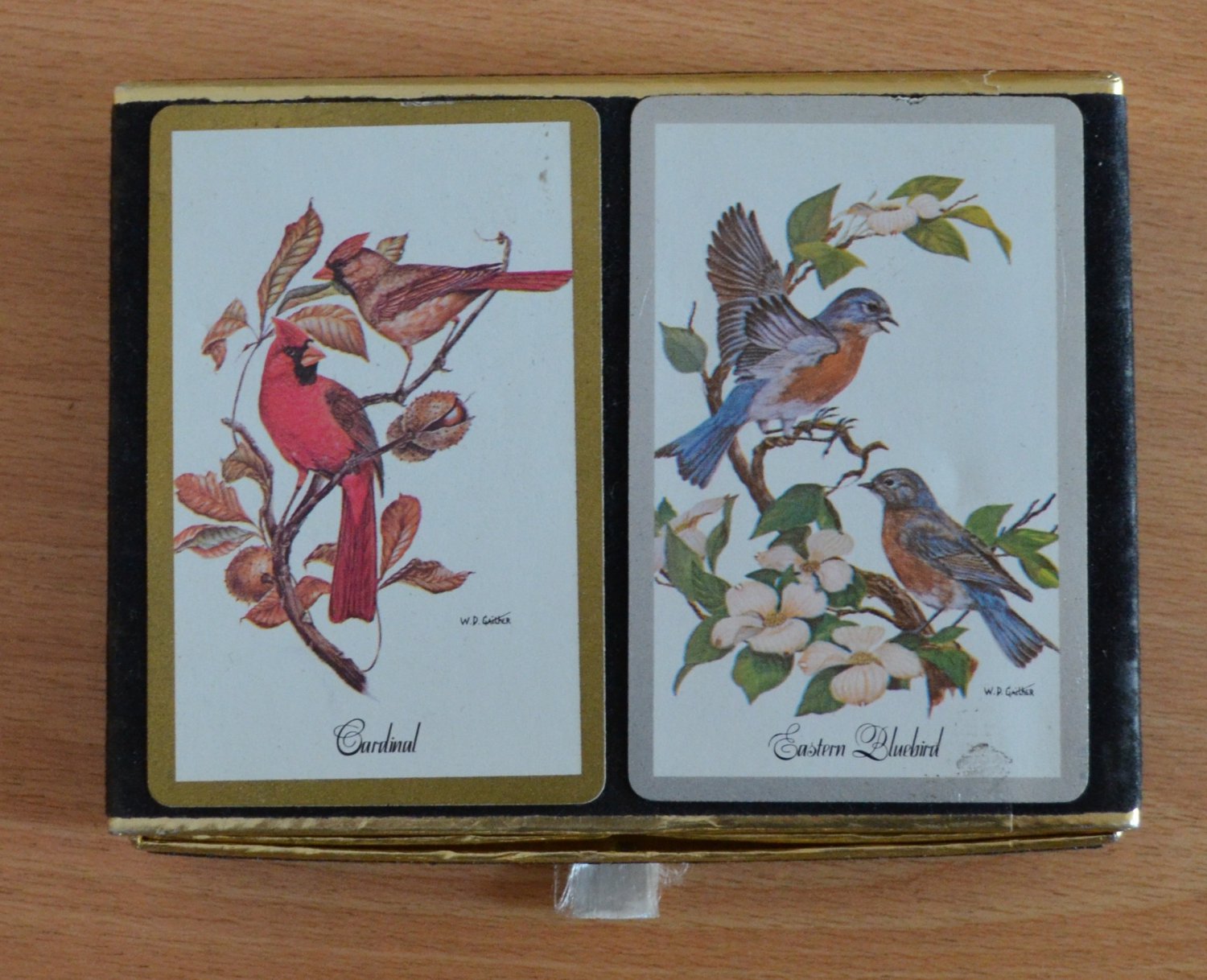 Vintage Playing Cards Congress 2 Decks Cardinal Eastern Bluebirds W.D ...