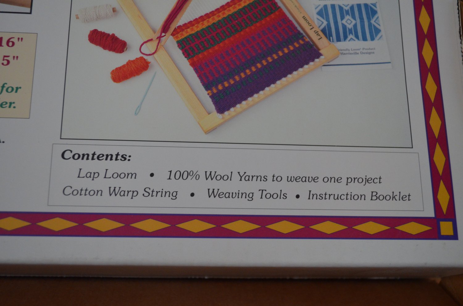 Original Lap Loom Harrisville Designs Size A #376 12x16 Hardwood ...