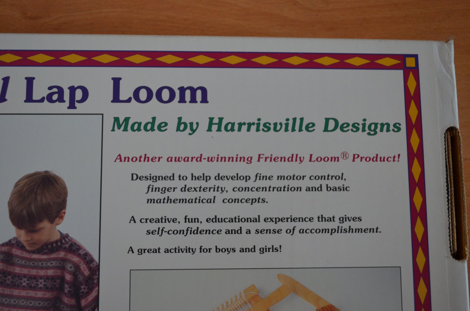 Original Lap Loom Harrisville Designs Size A #376 12x16 Hardwood ...