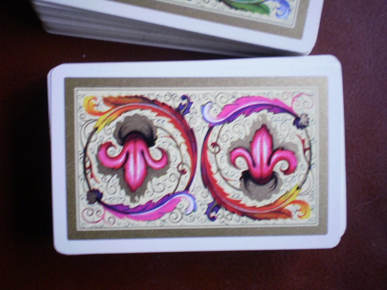 Heraclio Fournier Playing Cards Fleur De Lis 826 Double Deck Vintage ...