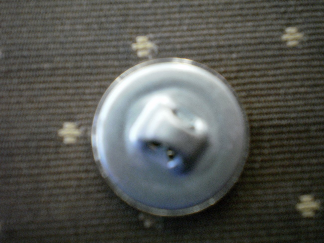 Liberty Bell 1776 Metal Button Self Shank Silver Black 5/8in Lot 2