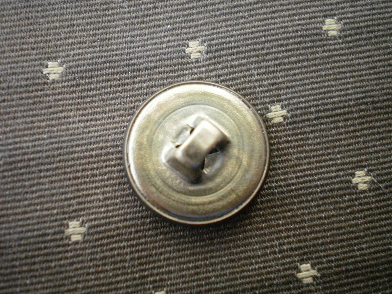 Liberty Bell 1776 Metal Button Self Shank Brass Black 5/8in Lot 2