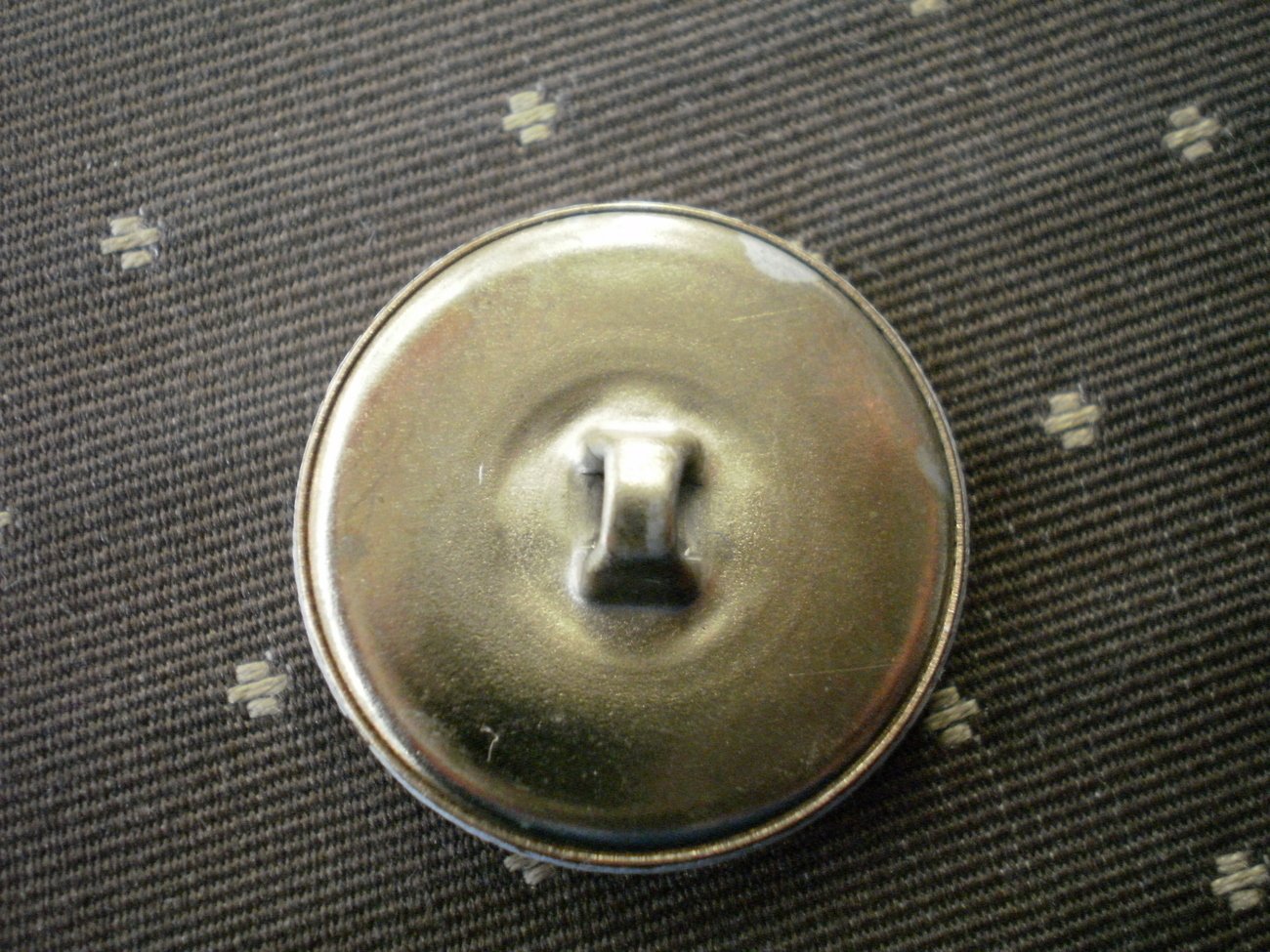 Liberty Bell 1776 Metal Button Self Shank Gold White 7/8in Lot 2