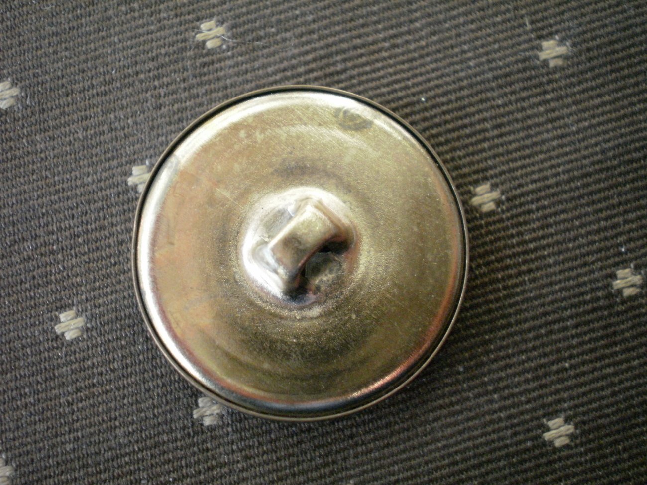 Liberty Bell 1776 Metal Button Self Shank Brass Black 7/8in Lot 2