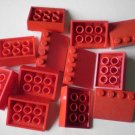Lego Slope 3x2 Red Lot 14 Slant Roof Pieces