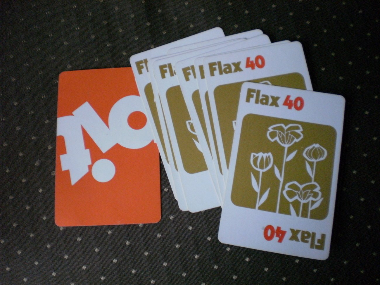 Flax Cards 9 Pit Trading Game Parts 661 Parker Brothers 1973