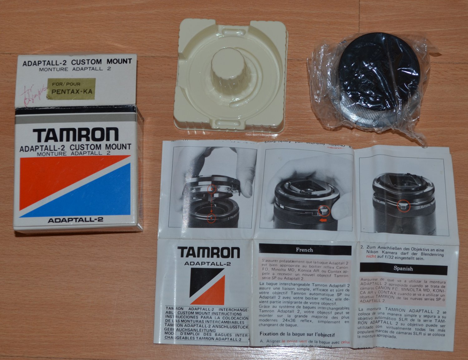 Tamron Adaptall-2 Custom Mount with Cap for Olympus in Box
