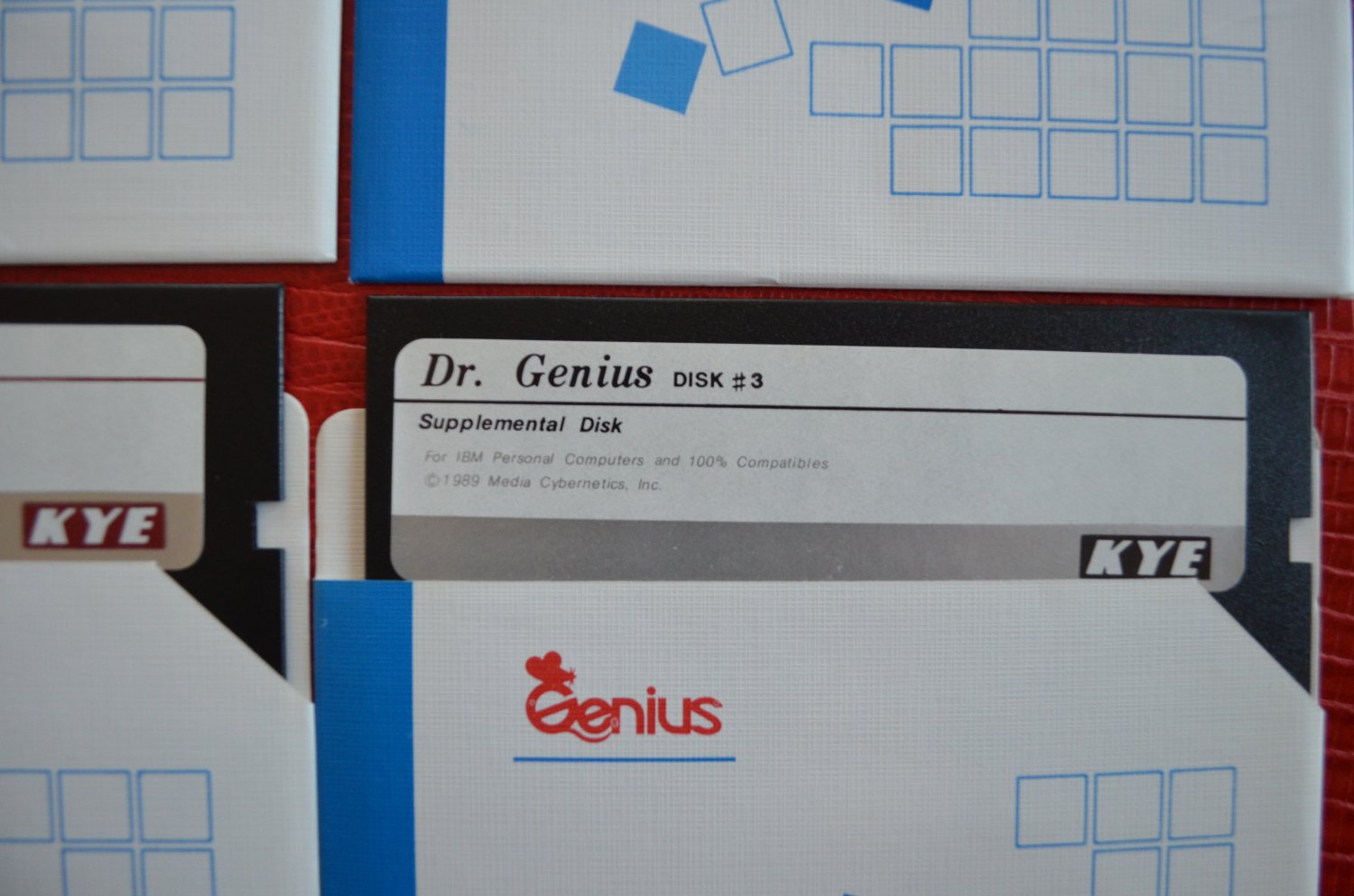 Dr Genius Floppy Menu Maker Program Disks 4 5.25" 1989 Media ...