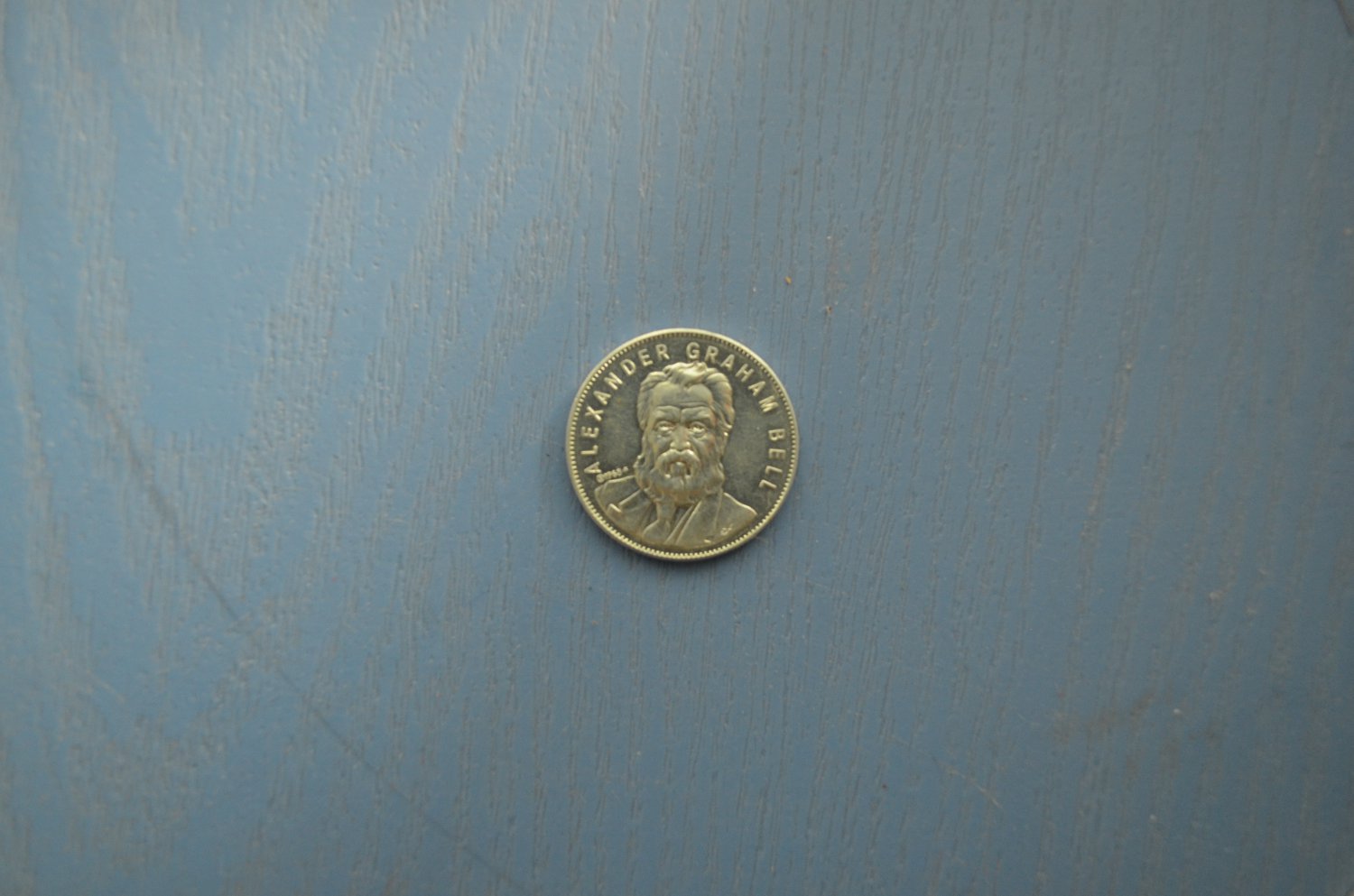 Shell Coin Token Famous Facts & Faces Game Alexander Graham Bell 1968