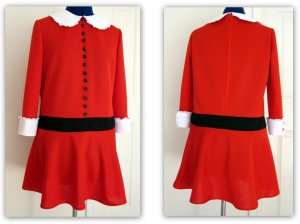 Girls Custom Made Veruca Salt Dress