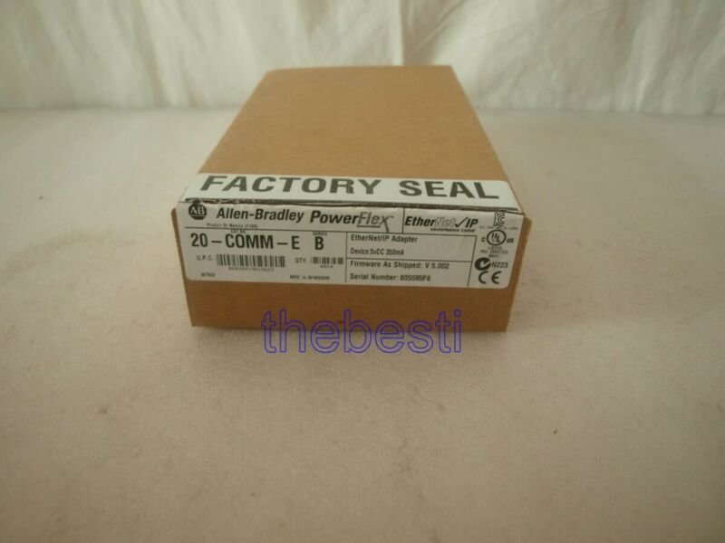 New Unsealed AB Allen Bradley 20-COMM-E EtherNet/IP Adapter