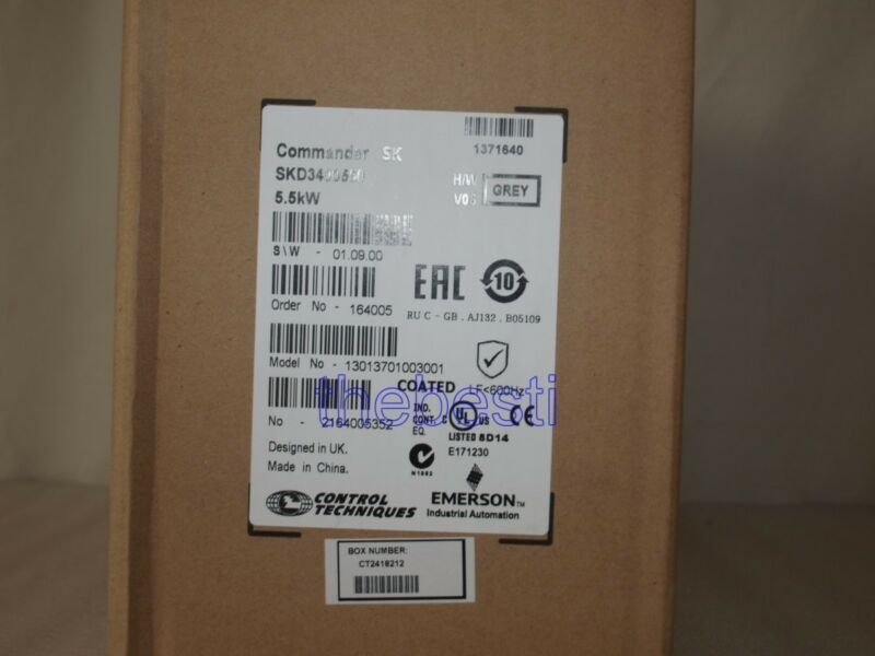New Emerson Control Technique AC Drive SKD3400550 In Box