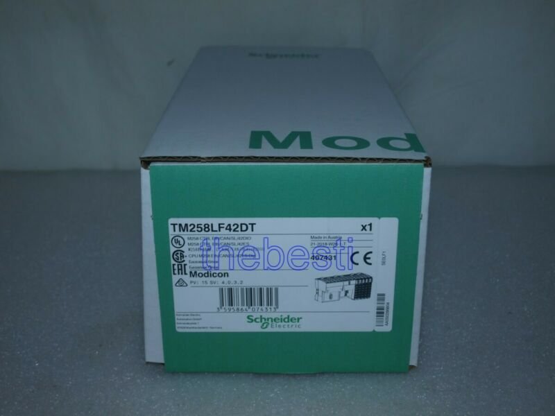 New Schneider TM258LF42DT logic controller, Modicon M258