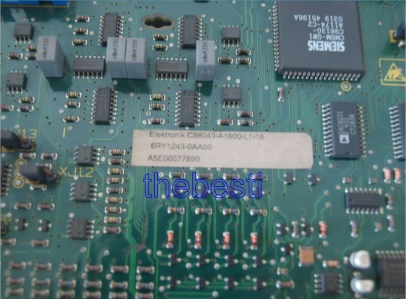 Used Siemens 6RA24 C98043-A1600-L1 6RY1243-0AA00 In Good Condition