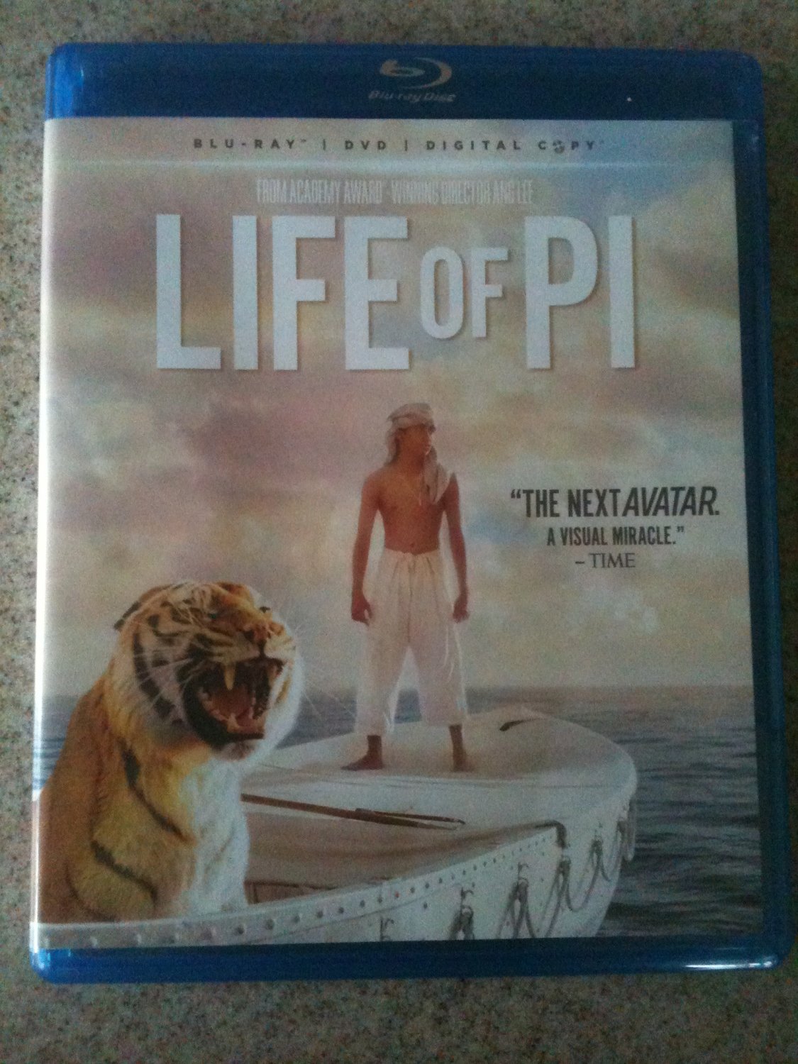 Life of Pi (Blu-ray/DVD, 2013, 2-Disc Set) LIKE NEW. Ang Lee, Suraj Sharma