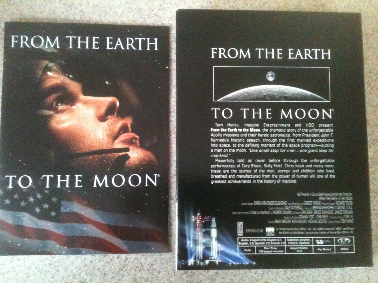 From the Earth to the Moon (DVD, 2005, 5-Disc Set) VG+, HBO, Tom Hanks