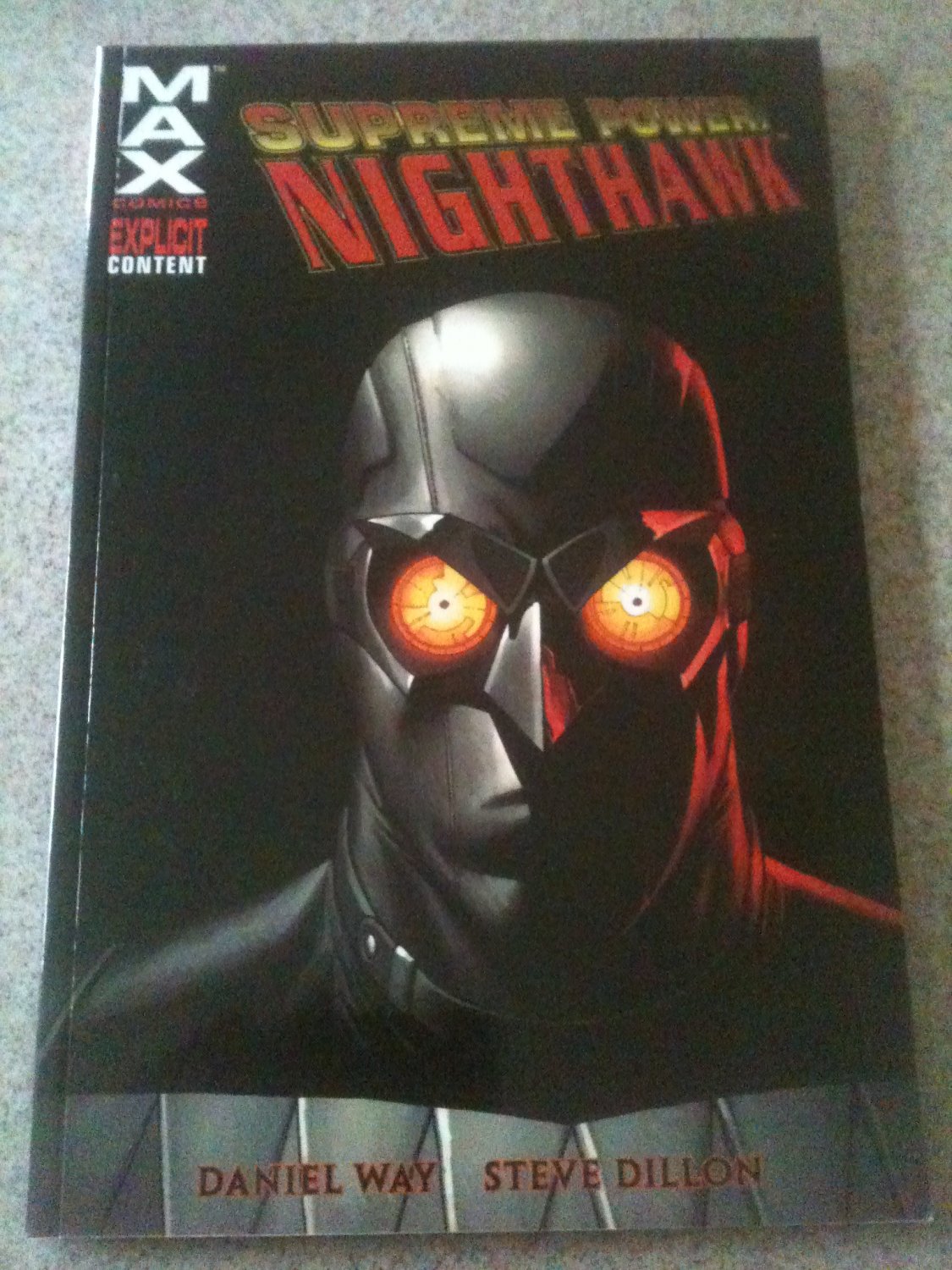 Supreme Power: Nighthawk TPB (2006, Marvel) Daniel Way, Steve Dillon ...